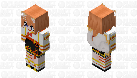 Eight-tailed Fox Nari - Guardian Tales - Minecraft Skin