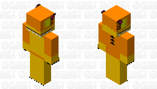 Golden Cat Raptor Minecraft Skin