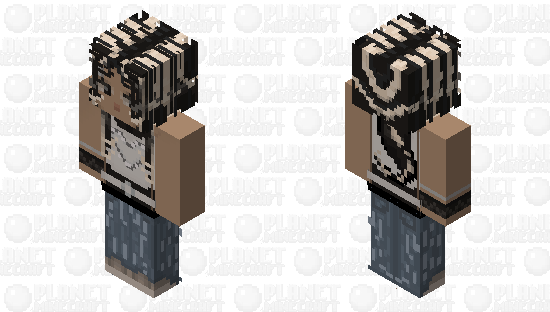 Trashy mcbling 2000s Minecraft Skin