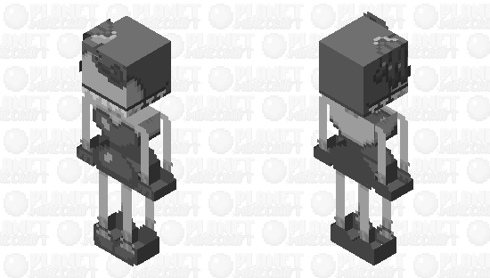 Shadow Raptor Long Legs Minecraft Skin