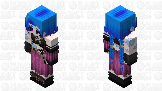 Arcane Jinx Minecraft Skin