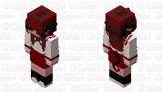 demon girl ; increased resolution ` , Minecraft Skin