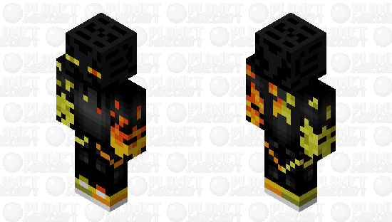 Lightning and Fire in peace Minecraft Skin
