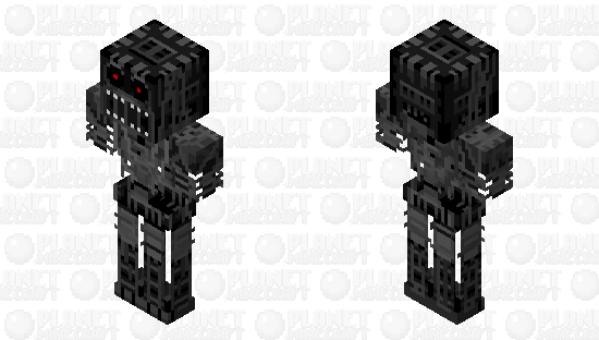 Endo C Red Eye Mouth Minecraft Skin