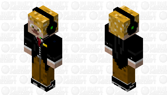 (HD SKIN) Chad Adult Razer HEAD SET Minecraft Skin