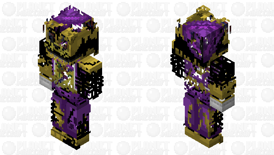 Fredbear The shine (Withered Fredbear) Minecraft Skin