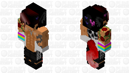Tanned Pansexual Boy Minecraft Skin