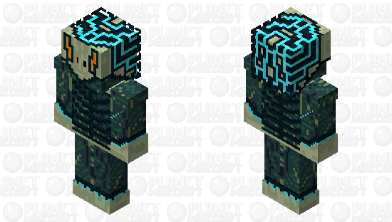 Sculk Swamp Monster Minecraft Skin