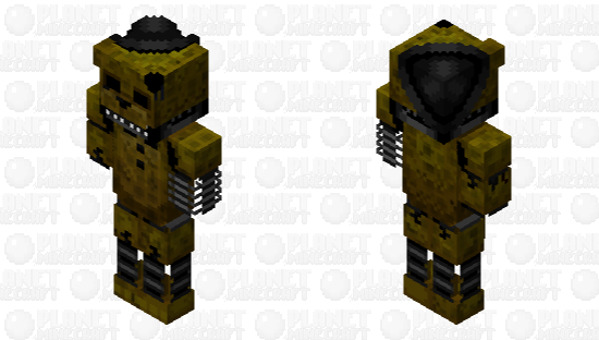 Golden Freddy Minecraft Skin