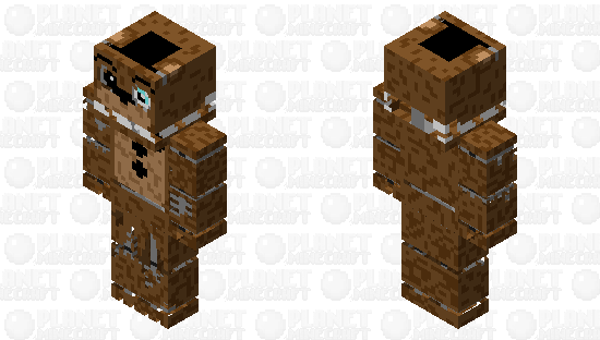 Withered Freddy Minecraft Skin