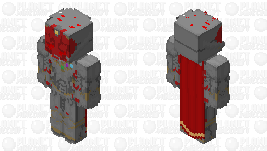 Ultron Vision What if Minecraft Skin