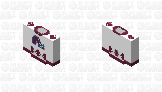 Colorado Avalanche Reverse Retro Jersey 128x128 Minecraft Skin