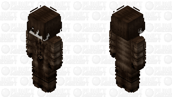dark black coat old Minecraft Skin