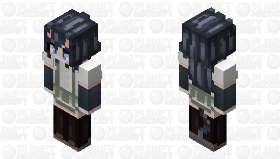 Asashio (Neko Version. HD) Minecraft Skin