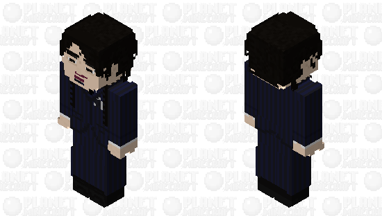 Wednesday Addams (Netflix) [Jenna Ortega] Minecraft Skin