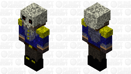 Skull Pirate "Blue" Minecraft Skin