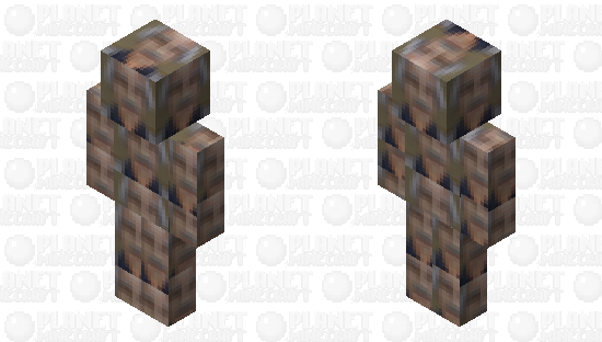 half life 1 scientist face plastered all over a skin Minecraft Skin