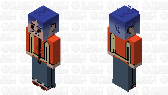 2D Gorillaz (Fila Jacket, Phase 1) Minecraft Skin