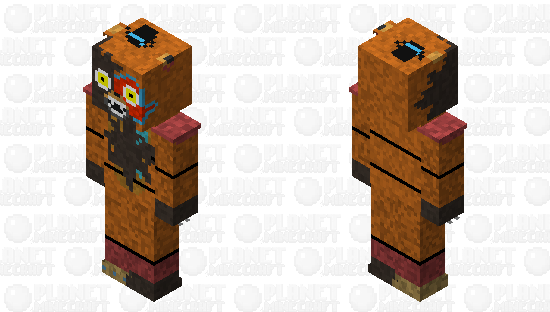 Glamrock Freddy Fazbear (Shattered) Minecraft Skin