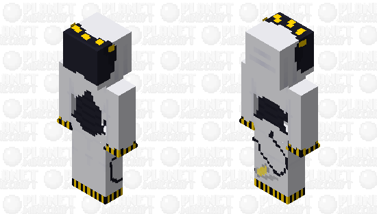 serial designation drone (base with tail) Minecraft Skin