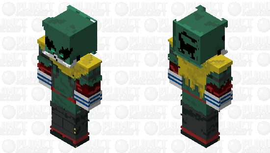 Vigilante Deku (with mask) Minecraft Skin