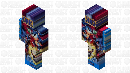 Sonic cd cover Minecraft Skin