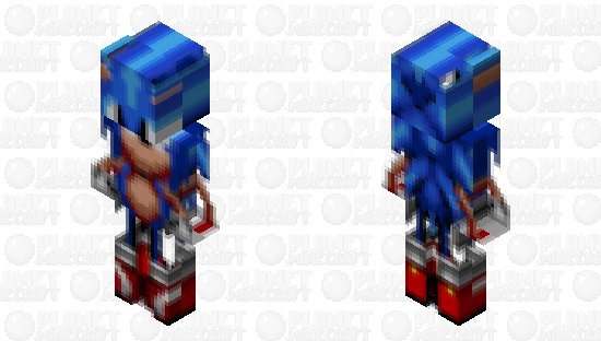 Special stage sonic (sonic cd) Minecraft Skin