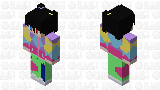 90's fashion Akunin Minecraft Skin