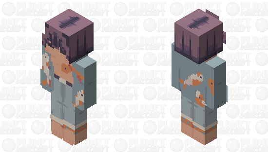 Fish boi fixed Minecraft Skin