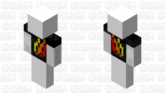 Prestonplayz fire merchandise Minecraft Skin