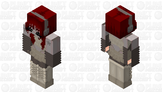 y2k-red hair-cutie Minecraft Skin