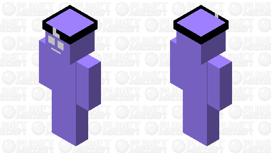 Purple man with head band Minecraft Skin