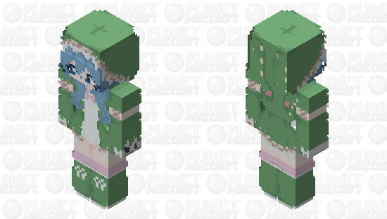 Himekawa Yoshino 氷芽川四糸乃 DATE A LIVE 約會大作戰 デート·ア·ライブ Minecraft Skin