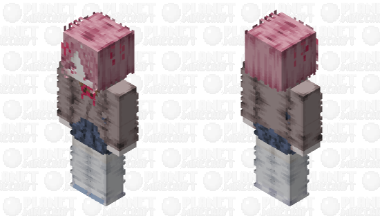 Natsuki From Doki Doki Literature Club Minecraft Skin