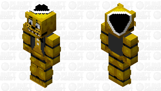Spring Freddy HD Minecraft Skin