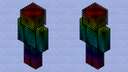 Optical illusion rainbow! EXTENDED! Minecraft Skin