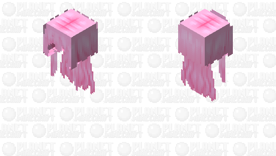 Pink Wig Minecraft Skin