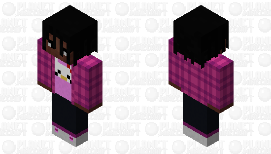Hello Kitty Dreadhead Minecraft Skin