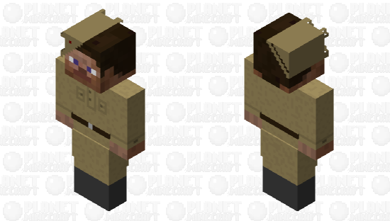 Red Army Man Steve (M35) Minecraft Skin