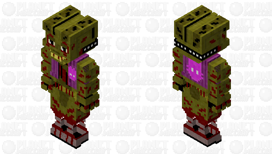 Rotten Spring Bonnie [SPRINGTRAP FINAL UPDATE] Minecraft Skin