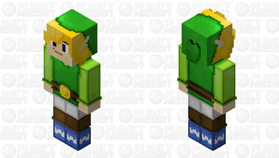Toon Link With Hat Wind Waker Minecraft Skin