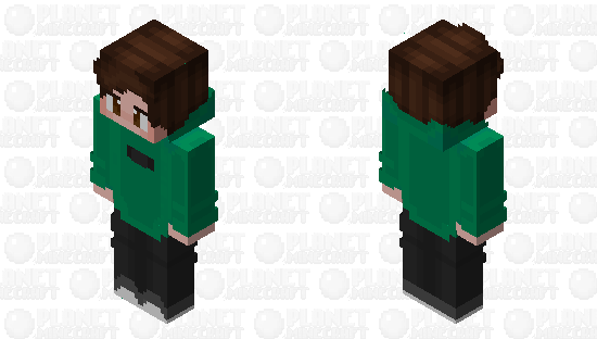 Green Hoodie Minecraft Skin