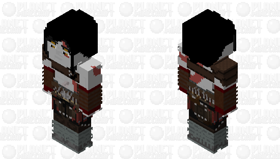Female Kratos Minecraft Skin