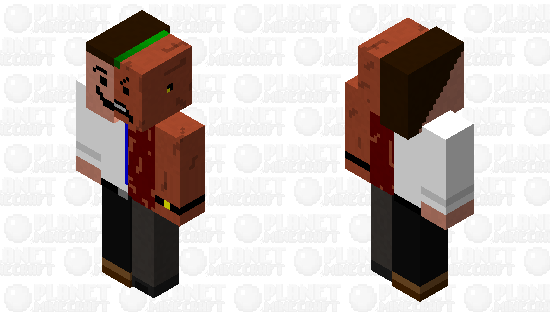 Two-Faced Minecraft Skin