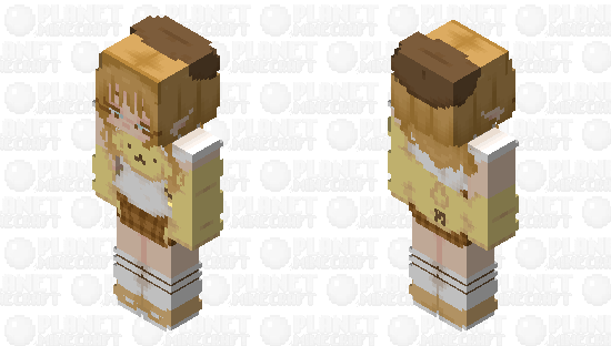 blonde girl with yellow skirt idk Minecraft Skin