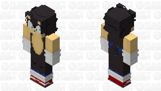 Dark Sonic (Phase 1) Minecraft Skin