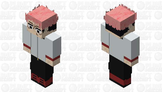 Yuji (vs hakari) Minecraft Skin