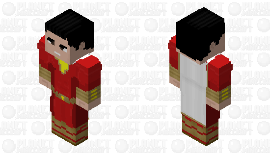 Shazam! Fury of the gods Minecraft Skin