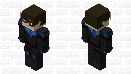 Nightwing, Titans Minecraft Skin