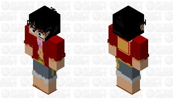 TS Luffy Minecraft Skin